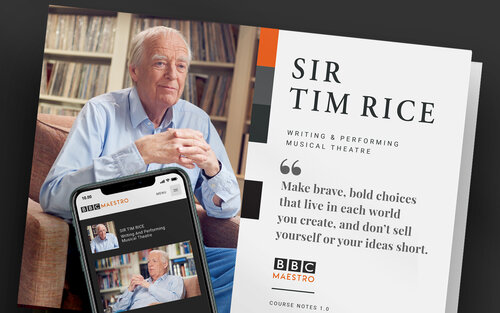Sir Tim Rice | Writing And Performing Musical Theatre | BBC Maestro